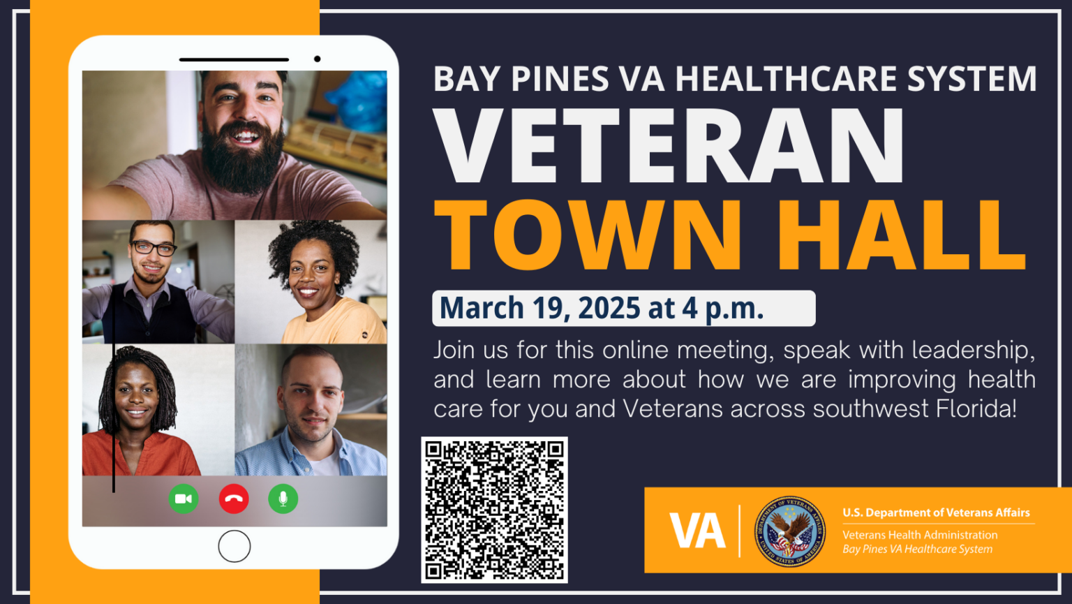 BAY PINES VA HEALTHCARE SYSTEM – VETERAN TOWN HALL (VIRTUAL) – Vet Info